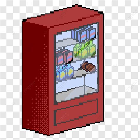 자동 판매기 빨간색 벡터 픽셀 픽셀 아트 음식과 간식 Png 일러스트 및 벡터 에 대한 무료 다운로드 Pngtree