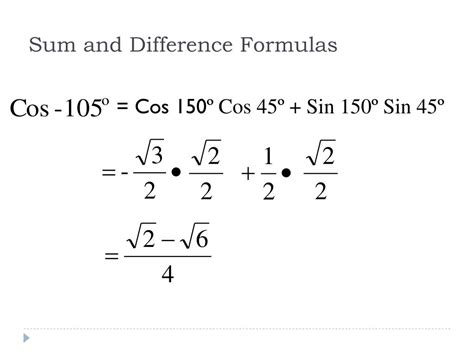 PPT Sum And Difference Formulas PowerPoint Presentation Free Download ID 2978024