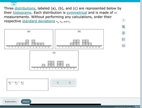 [solved] Three Distributions Labeled A B And C Ar