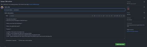 Creating Github Issue Templates Alta3 Blogs