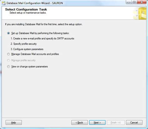 Sql Server 2005 Database Mail Setup And Configuration Scripts