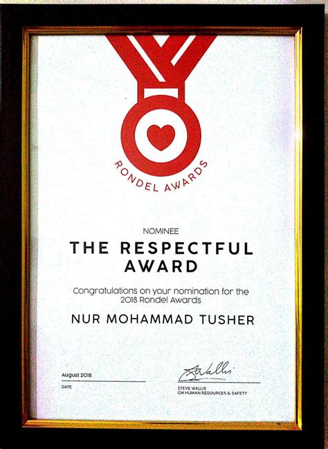 nur mohammad tusher on linkedin feeling blessed to get the nomination