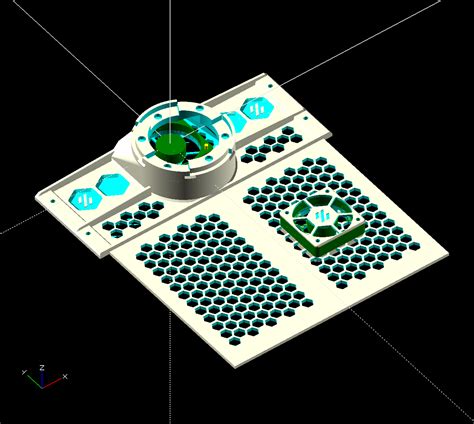 Voron 0 Back Panel With Fans And Magnetic Coupler For Fume Extraction