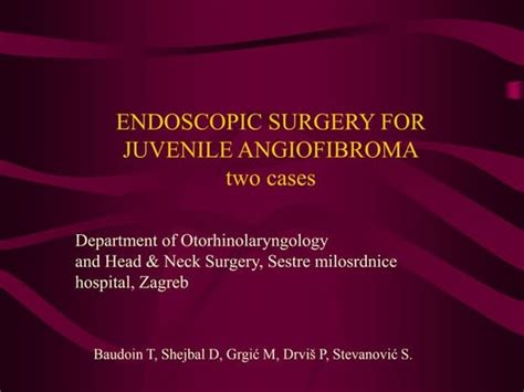 Juvenile Nasopharyngeal Angiofibroma Imaging Findings Ppt