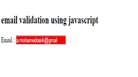How To Check Client Side Validation For Email Address Using JavaScript In Asp Net MVC