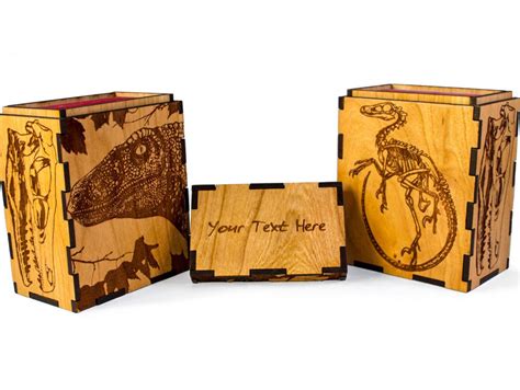 Magic The Gathering Deck Box Jurassic Velociraptor Dinosaur Deck Box