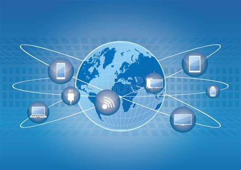 World Technology Stock Vector Illustration Of Background 62237390