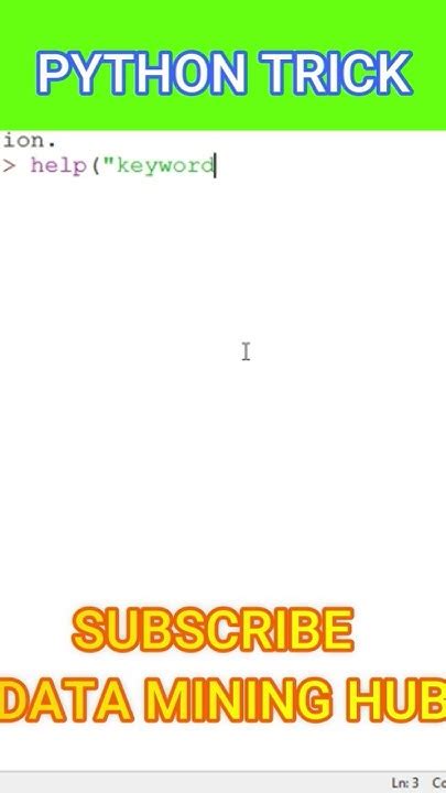 😱😱how To Display All Reserved Keywords Present In Python Python Shortsfeed Youtube