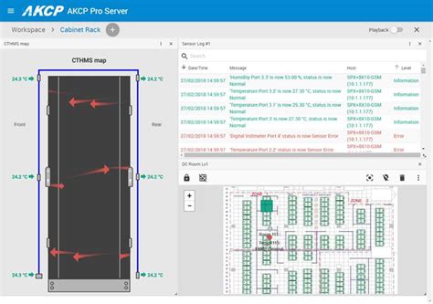 SENSOR DE HUMEDAD TEMPERATURA AKCP PARA RACK N P CTHMS