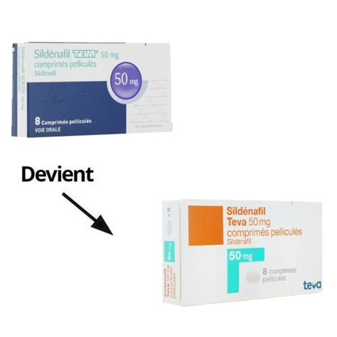Sildenafil 50 Mg Teva Comprimés Trouble érection Sexualité