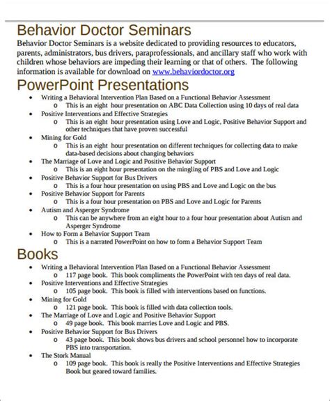 Behavior Intervention Strategies