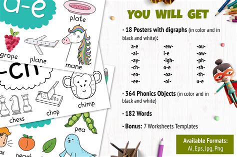 Phonics Objects Collection Behance