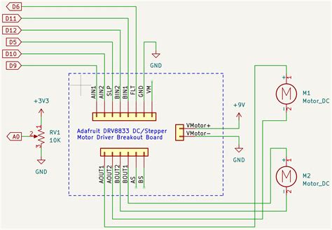 Driving A Dc Motor With Circuitpython Woolsey Workshop
