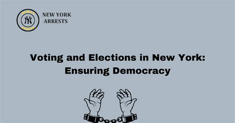 Voting And Elections In New York Ensuring Democracy Ny