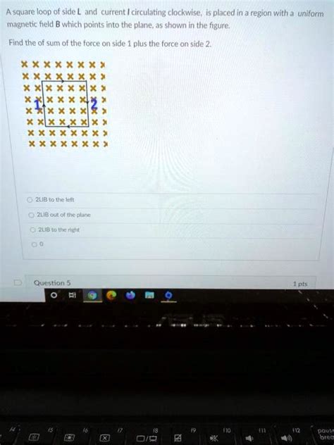 solved a square loop of side length l and current circulating
