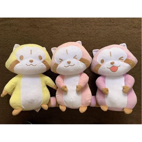 ☆瘋娃舖☆小浣熊 拉斯卡爾 Rascal 世界名作劇場 小浣熊景品 小浣熊娃娃 粉紅色小浣熊 異色小浣熊 生日禮物 蝦皮購物