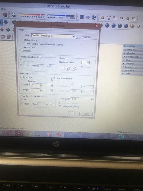 Print Scale Stuck Sketchup Sketchup Community