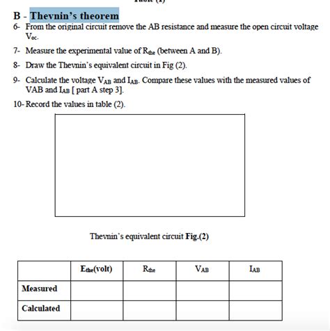 Solved Procedure A Superposition Theorem 1 Setup The