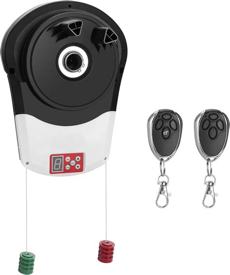 Healthible Electric Roll Up Door Opener Garage Roller Door Opener Motor With 2 Remote Automatic