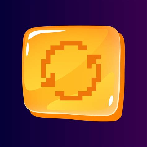 Update Installation Glossy Ui Button With Pixelated Icon 16090576