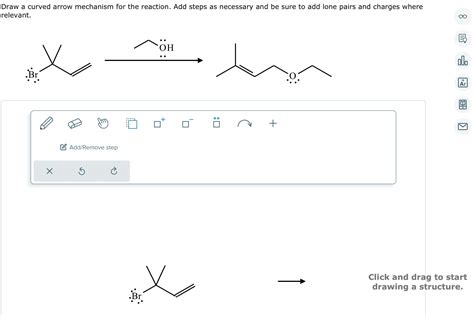 Solved Draw A Curved Arrow Mechanism For The Reaction Add Chegg