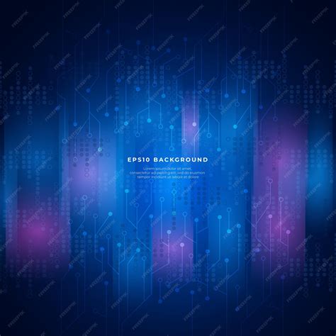 Premium Vector Big Data Abstract Background
