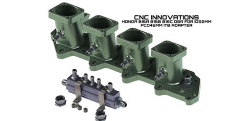 Honda B16a B16b B18c Gsr For Id52mm Pcd46mm Itb Adapter Cnc Innovations