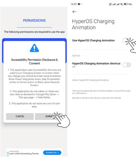 How To Enable HyperOS Charging Animation In MIUI HyperOS Themes