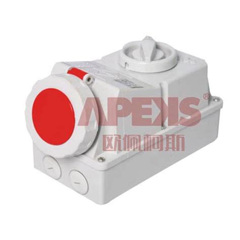 Apeks Ip67 16a Interlocked Switch Socket Industrial Press Malaysia
