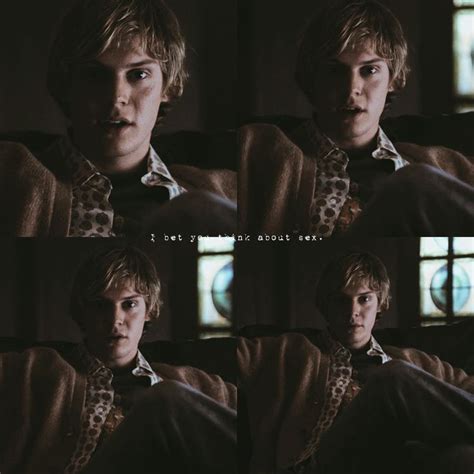 Tate Tate And Violet Scene Scenes Line Lines Kiss Kissing Girlfriend Michael Langdon Kurt Cobain