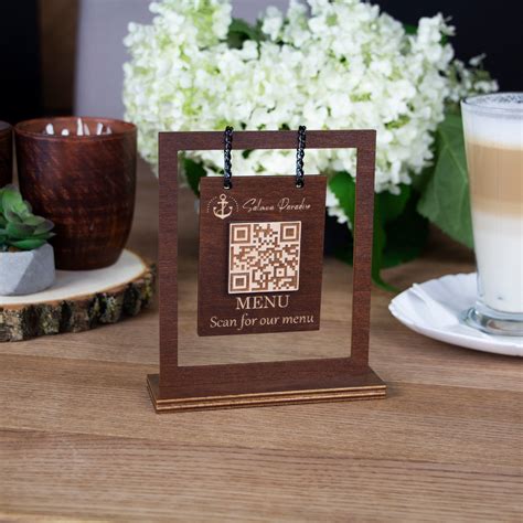 Small Bussiness Qr Code Sign Payment Sign Table Qr Code Sign Restaurant Qr Code Menu Stand
