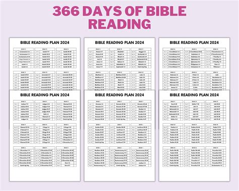 Bible Reading Schedule For 2024 Image To U