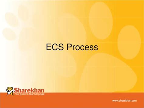 PPT ECS Process PowerPoint Presentation Free Download ID
