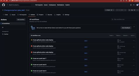 [ci cd] githubaction에서 ec2배포 후 code deploy진행하기 실무에 바로 쓰는 aws