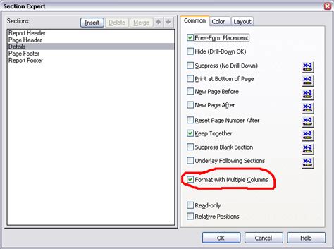 Net Crystal Report Showing Records In One Line Stack Overflow