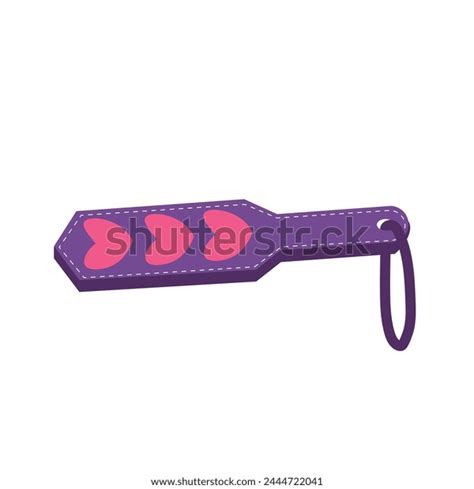Spanking Paddle On White Background Stock Vector Royalty Free