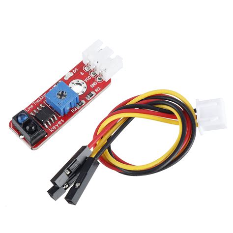 Pcs Keyes Brick Grayscale Sensor Pad Hole Anti Reverse Plug White Terminal Tcrt Sensor