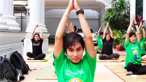 ស្ថានទូតឥណ្ឌាប្រកាសរៀបចំទិវាយោគៈអន្តរជាតិ លើកទី៣នៅកម្ពុជា នគរដ្រេហ្គន