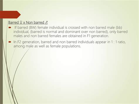 Sex Linked Sex Influenced Sex Limited Traits In Poultry PPTX Reproductive Health