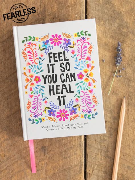 5 Year Daily Journal Feel It So You Can Heal It Natural Life