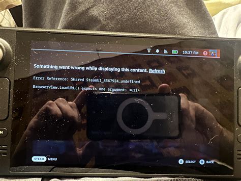 Problem With Steam Deck Cannot See Basically Anything Due To