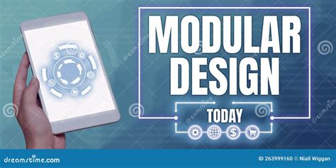 Conceptual Display Modular Design Business Idea Product Designing To Produce Product By
