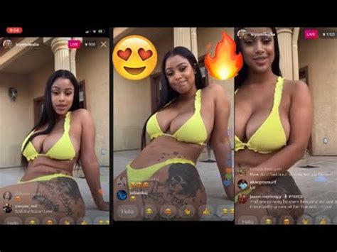 Kiyomi Leslie Instagram Live 🔥 Youtube