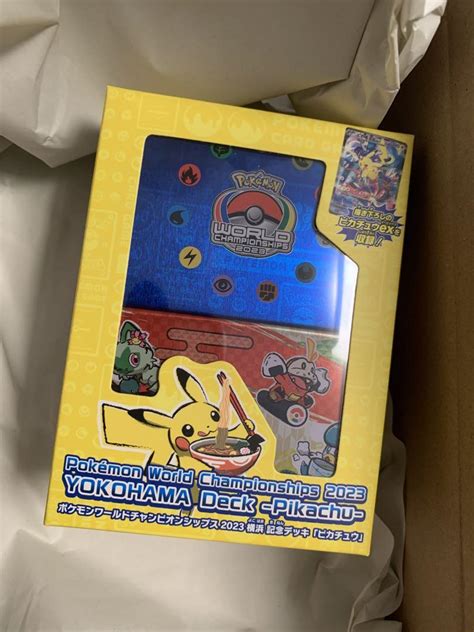 横浜記念デッキ ピカチュウ 未開封 ポケセン産 人気の定番ラインから おもちゃ・ホビー・グッズ