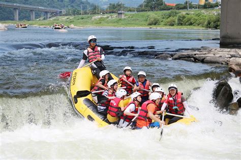 산청군 드림스타트 어린이 래프팅 체험 경남연합일보