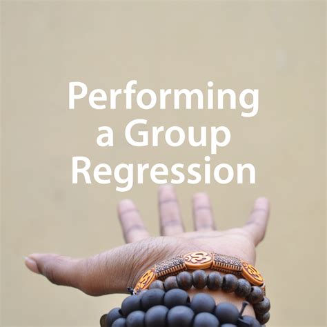 Performing A Group Regression