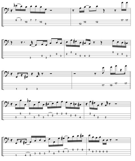 Jaco Pastorious Teen Town Bass Tab And Free Video Lesson