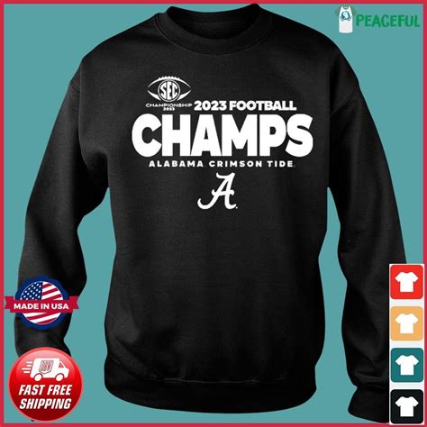 Sec Championship 2023 Football Champions Alabama Crimson Tide Shirt
