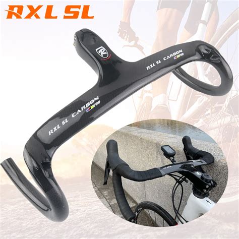 Rxl Sl 카본로드 핸들바 1 18 브레이크 와인딩 자전거 핸들 바 내부 라우팅 드롭 바 레이싱 자전거 핸들 바 광택 Aliexpress