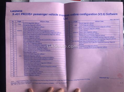 LAUNCH X PRO S V New Model Nd Generation With Screen